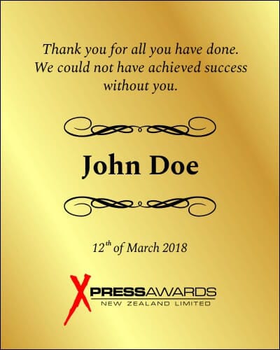 recognition awards wording